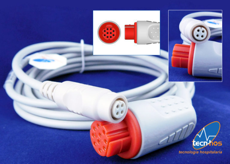 CABLE DE IBP COMPATIBLE PARA GE DATEX OHMEDA/ B. BRAUN | Tecnhos