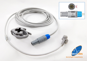 SPO2 MULTISITIO LONG 3M COMPATIBLE CON MINDRAY 40° (6 PINES 2 GUIAS ...