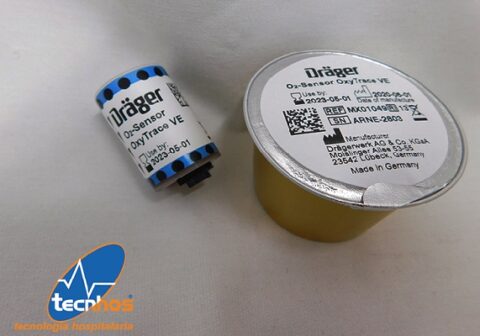 CELDA DE OXIGENO OXYTRACE VE PARA VENTILADOR DRÄGER SAVINA | Tecnhos