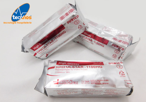 ROLLO DE 110mm X 18mts PARA SONY UP-X898MD, MARCA DURICO SUPER ULSTAR ...