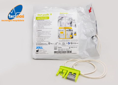 PARCHE ADULTO MULTIFUNCION MARCA ZOLL Stat-Padz® II PARA DESFIBRILADOR ZOLL AED Pro® Y AED Plus ...